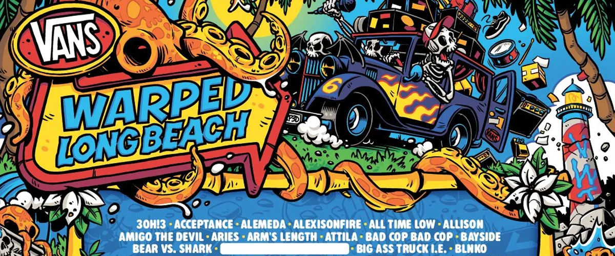 Nearly Complete 2026 Vans Warped Tour Long Beach Lineup Announced