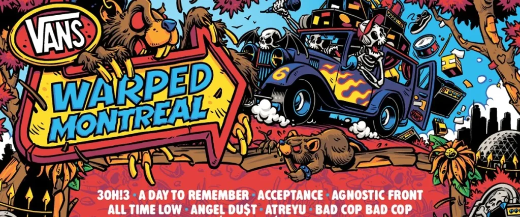Vans Warped Tour Reveals Full 2026 Montreal Lineup